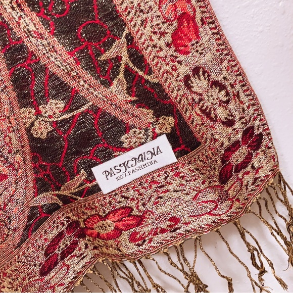 pashmina | Accessories | Pashmina Paisley Boho Festival Scarf Hippie ...